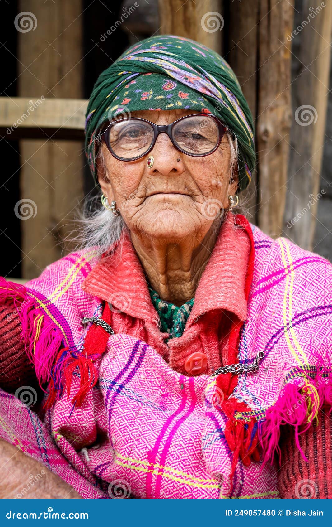 Portrait of Himachali Native Editorial Image - Image of native ...