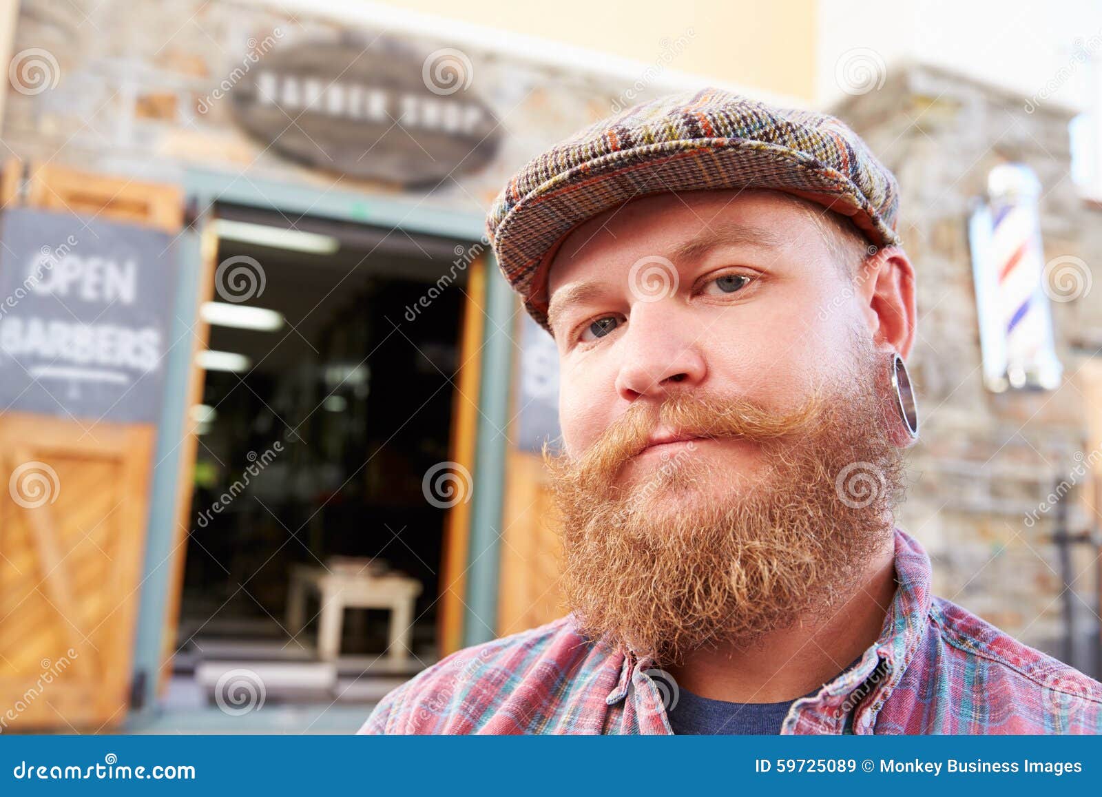 Portrait of Hipster Barber Standing Outside Shop Stock Image - Image of ... Portrait of Hipster Barber Standing Outside Shop Stock Image - Image of ...