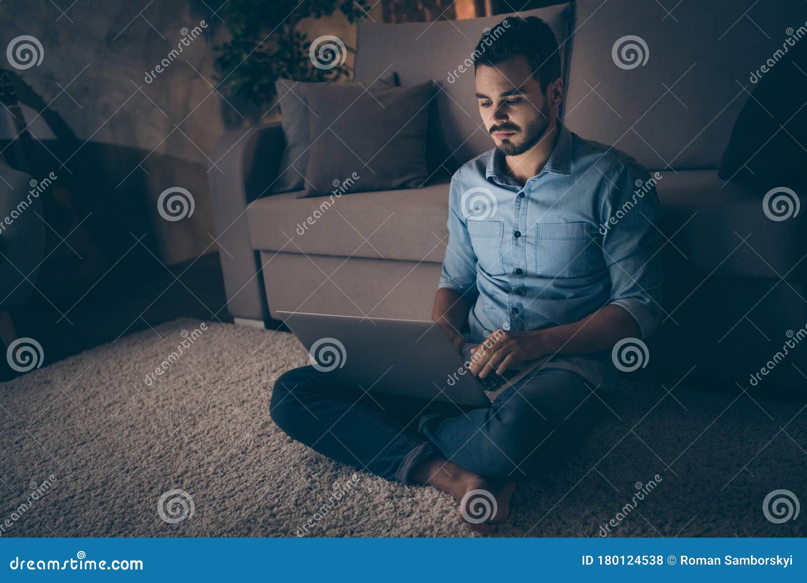 582 Nice Guy Sitting Computer Stock Photos - Free & Royalty-Free Stock ...
