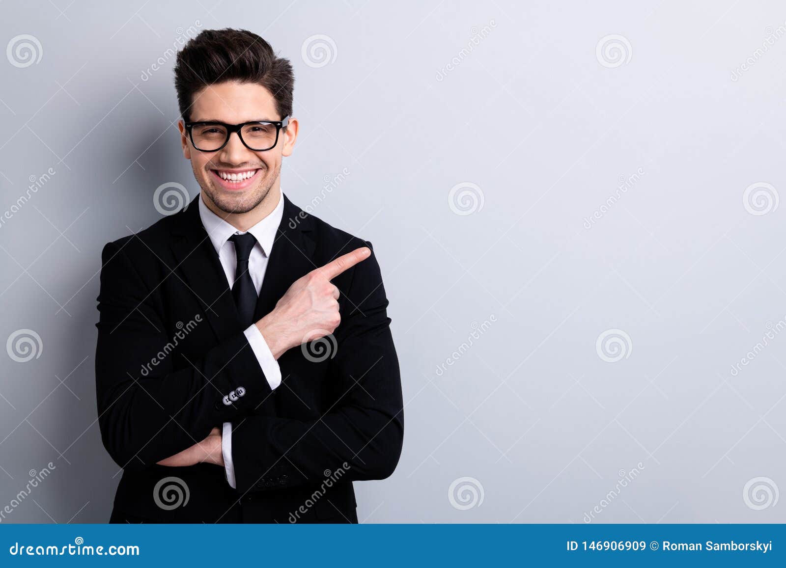 Portrait of His he Nice Imposing Representative Elegant Classy Chic ...