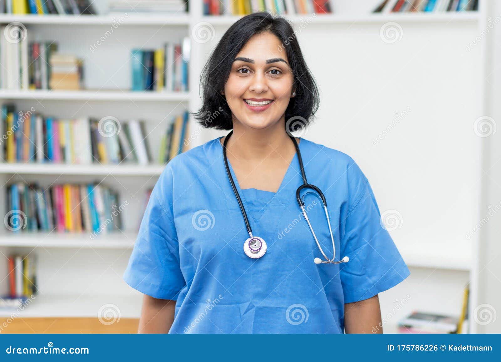 Portrait of Hispanic Nurse Looking at Camera Stock Photo - Image of ... Portrait of Hispanic Nurse Looking at Camera Stock Photo - Image of ...