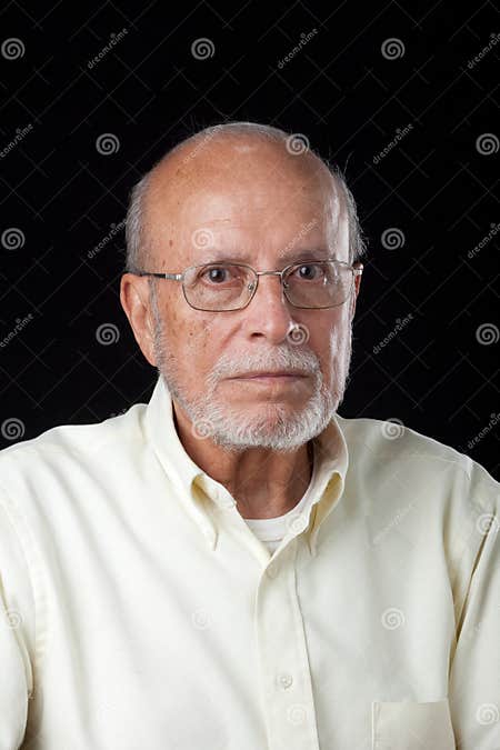 Portrait of Hispanic Senior Citizen Stock Image - Image of wisdom ...