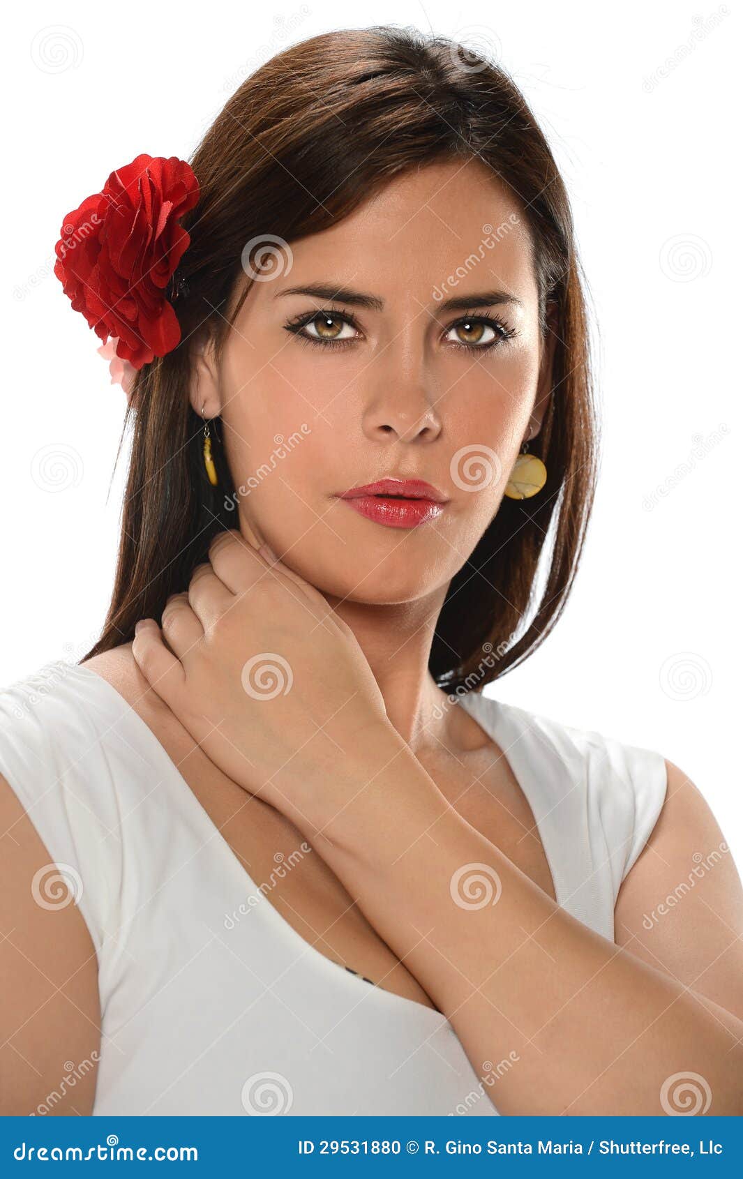 Portrait of Hispanic Woman stock photo. Image of female - 29531880