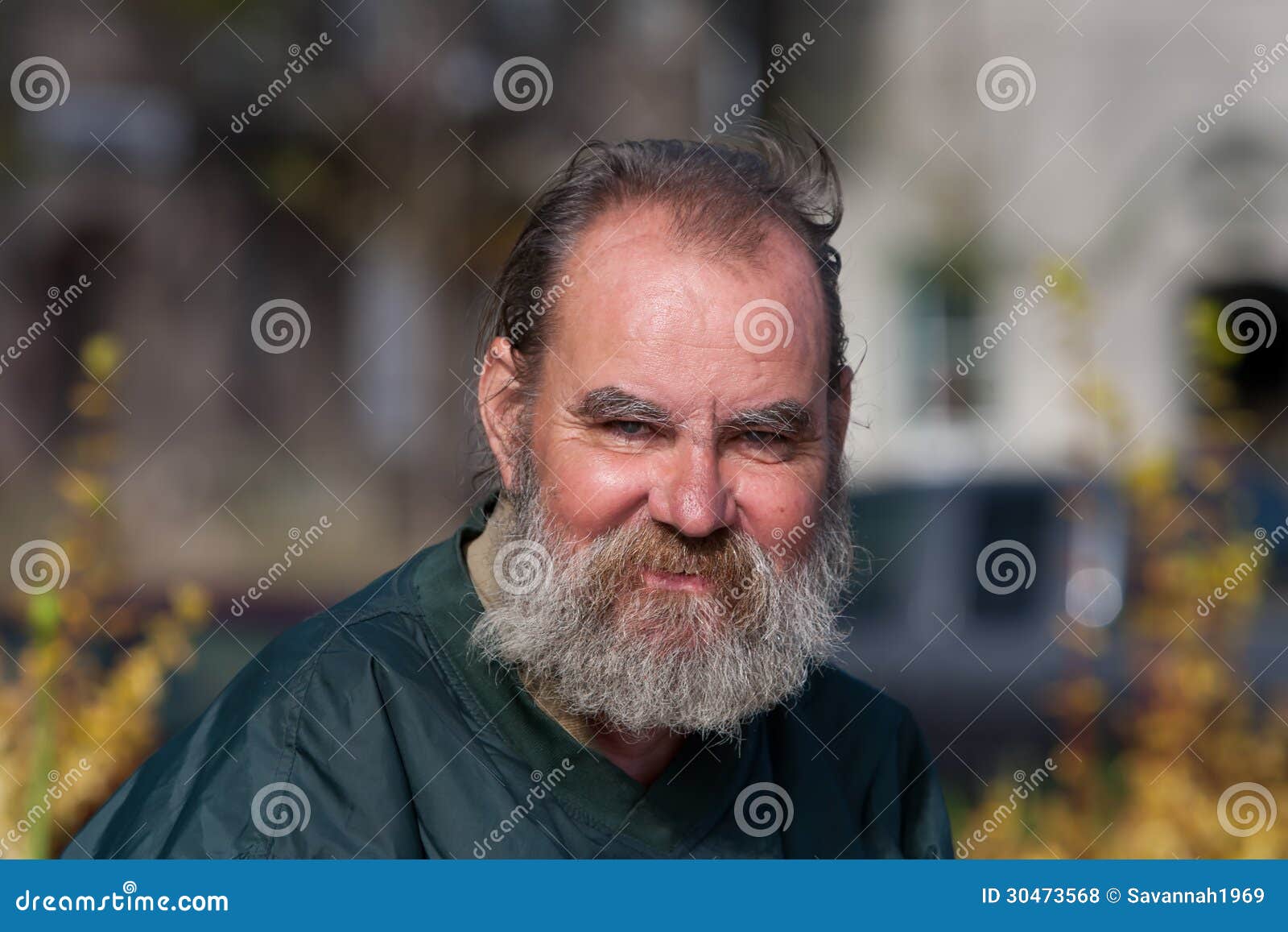 Portrait Homeless Man stock photo. Image of unemployed - 30473568