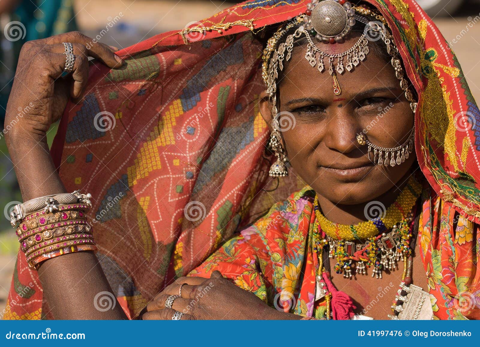 Portrait Of A India Rajasthani Woman Editorial Photo Image Of Close