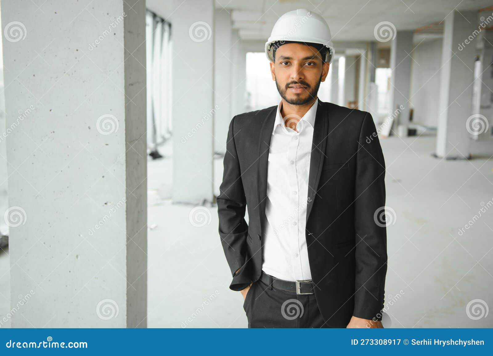 Portrait of a Indian Engineer Posing at the Camera Stock Image - Image ...