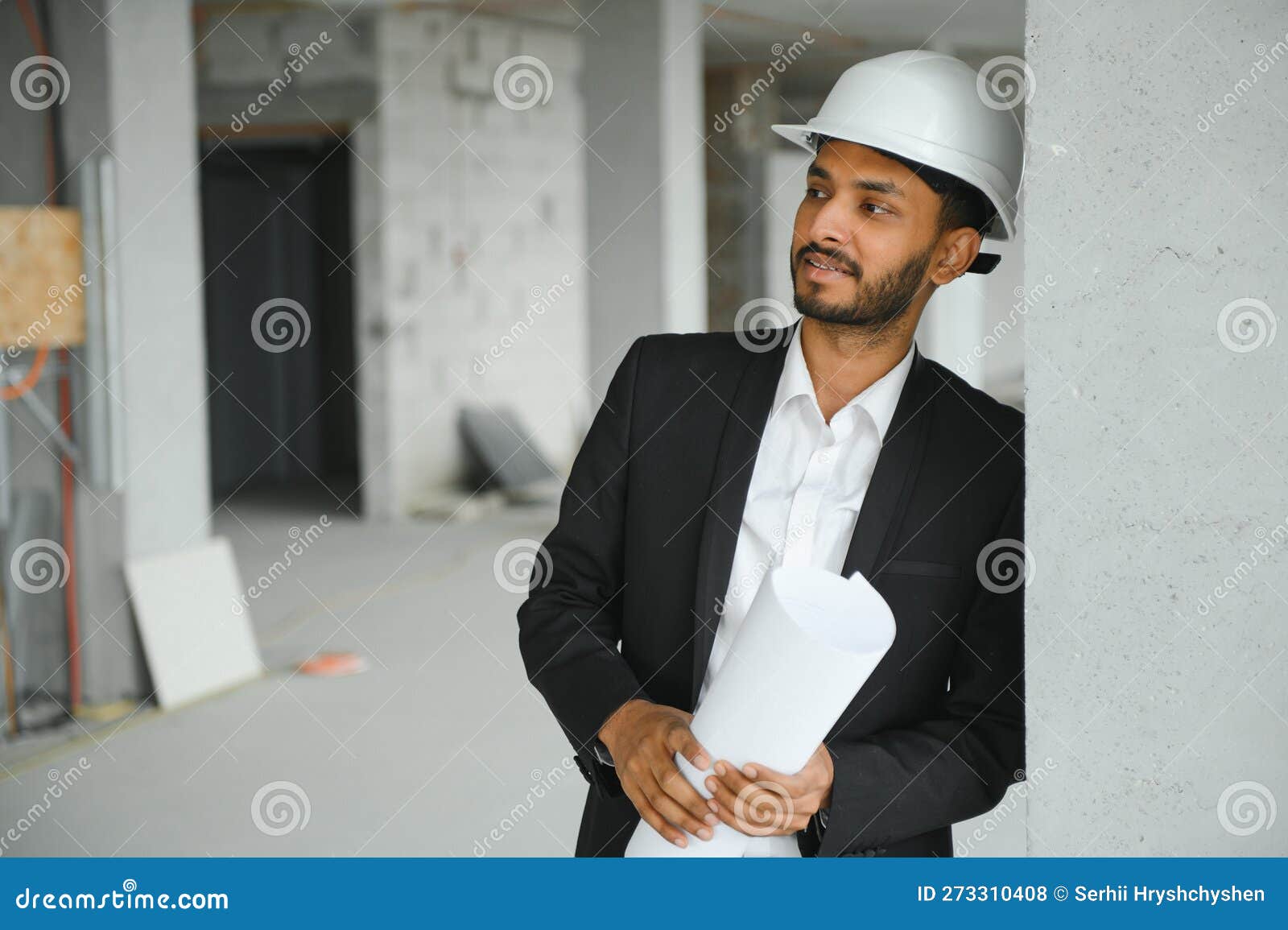 Portrait of a Indian Engineer Posing at the Camera Stock Photo - Image ...