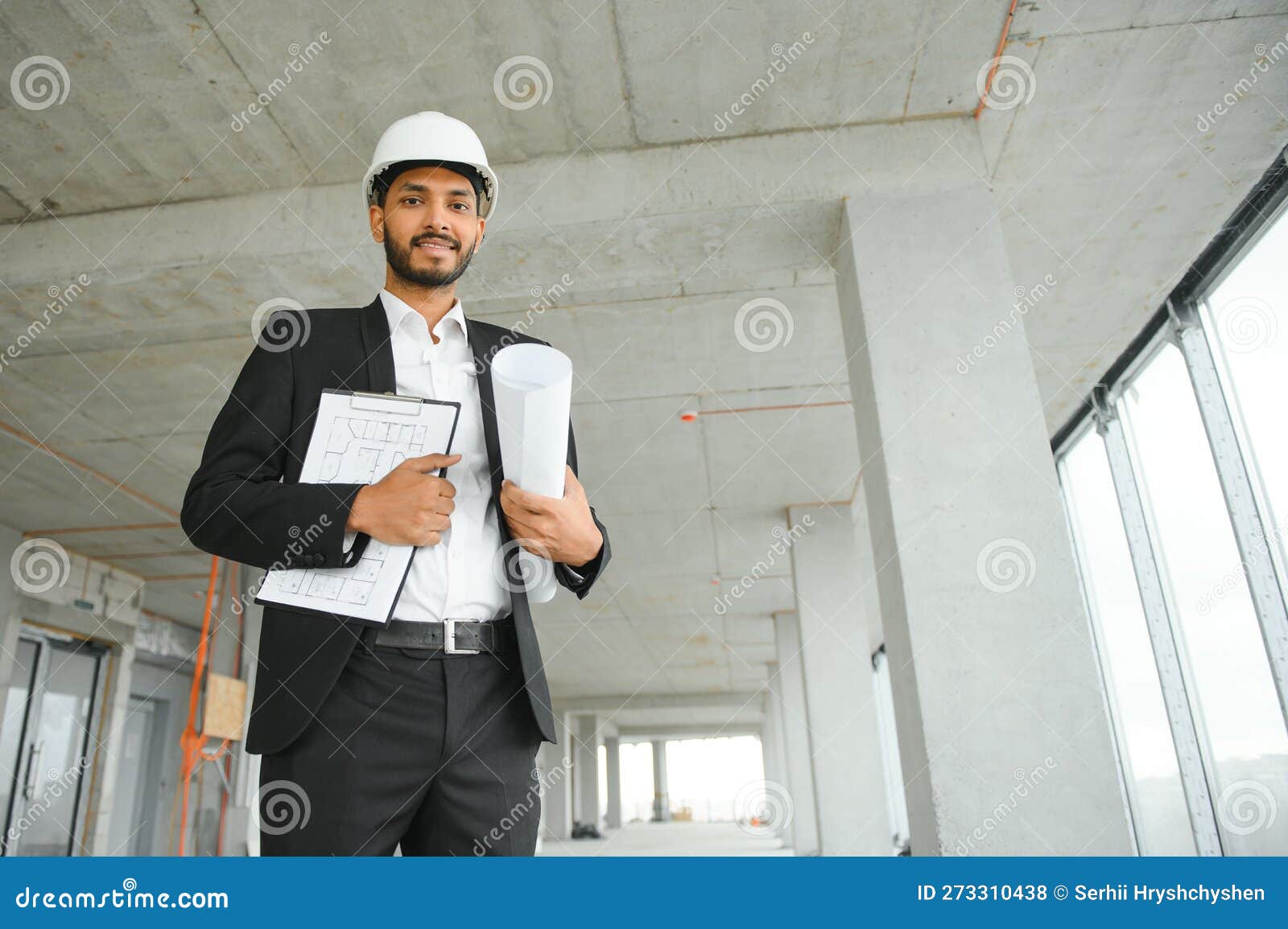 Portrait of a Indian Engineer Posing at the Camera Stock Photo - Image ...