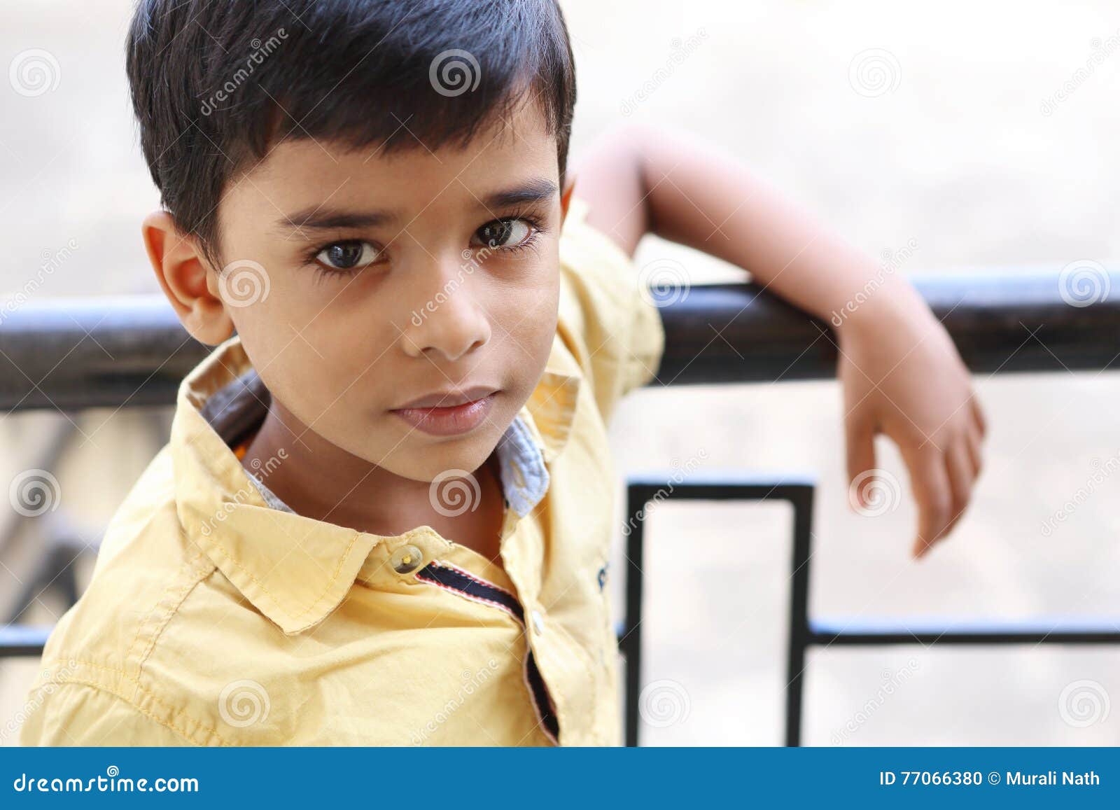 Portrait of Indian Little Boy Stock Photo - Image of childhood ...