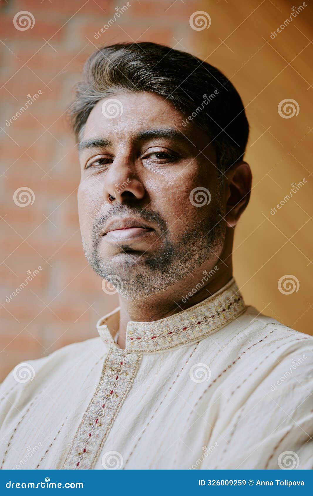 Portrait of Indian Man Looking at Camera Stock Image - Image of ...