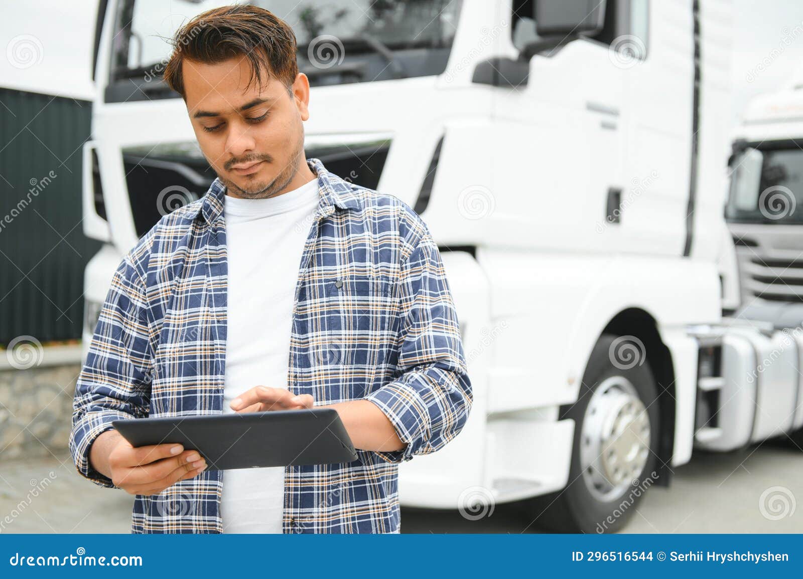 Portrait of a Indian Truck Driver Stock Photo - Image of face, india ...