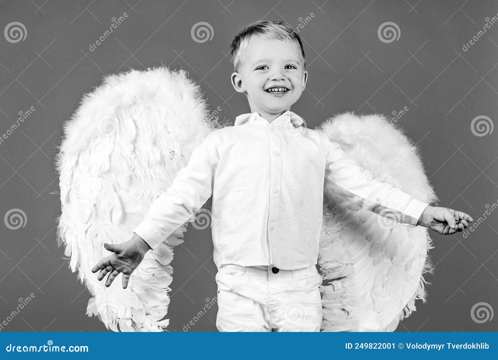 Portrait of Innocent Angel Looking it with Love. Stock Image - Image of ...
