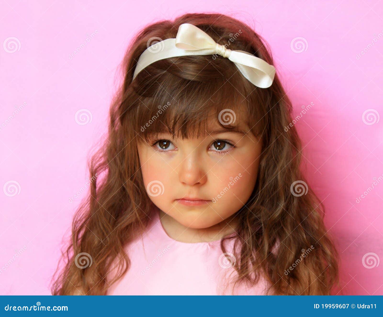 Portrait of Innocent Cute Little Princess Stock Image - Image of wings ...