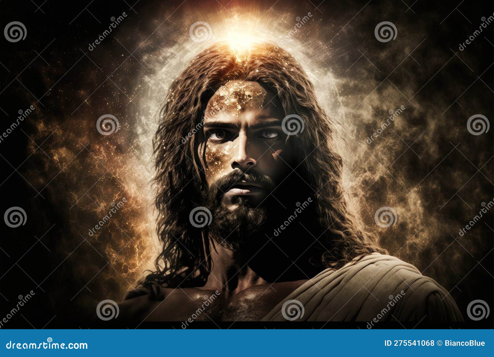 Portrait of Jesus Christ after Resurrection, Powerful Image for Easter ...