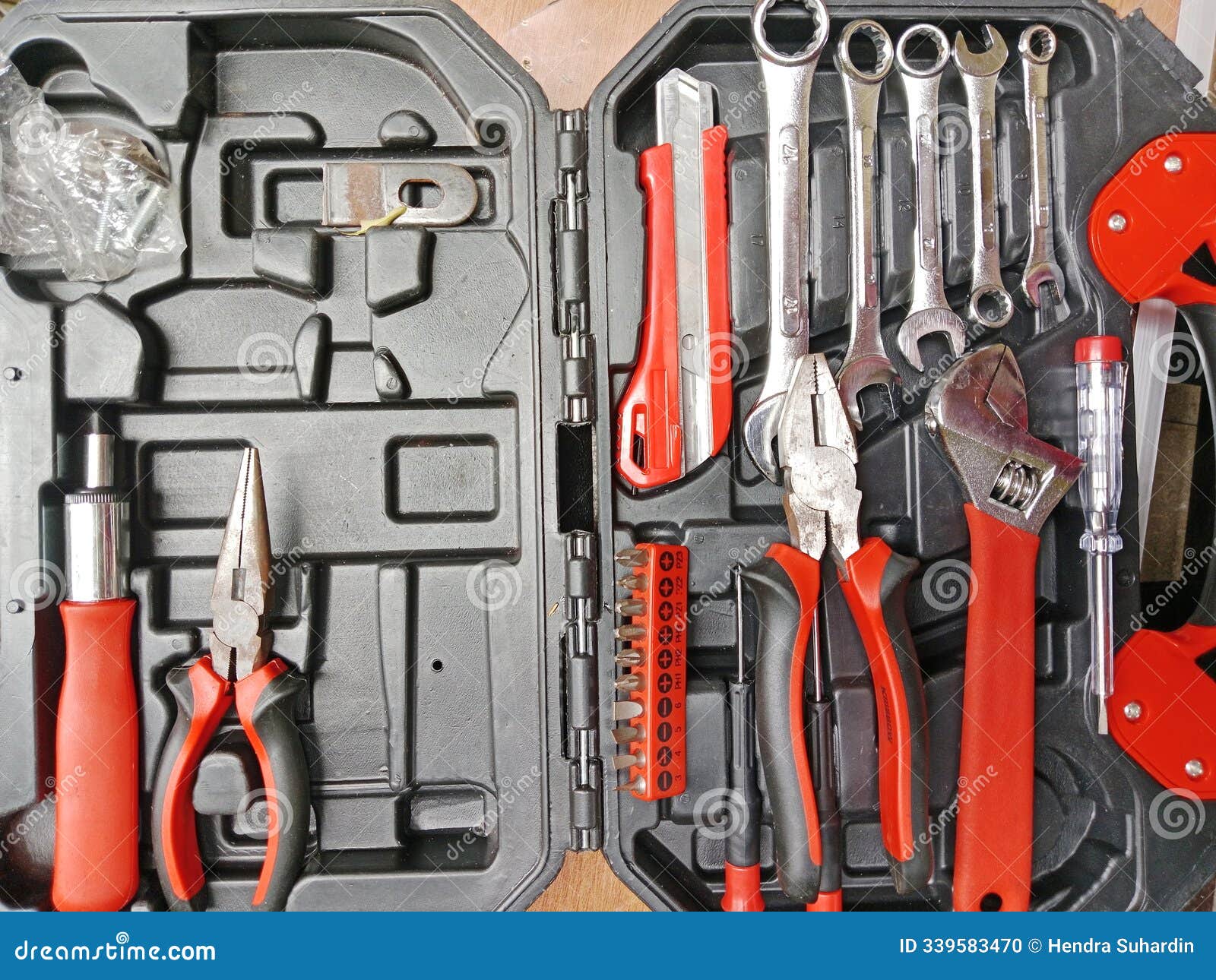 Portrait of Key Tools with Their Respective Sizes. Stock Photo - Image ...