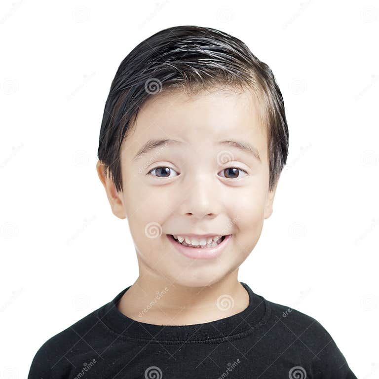 Portrait of kid smiling stock photo. Image of male, head - 21108842