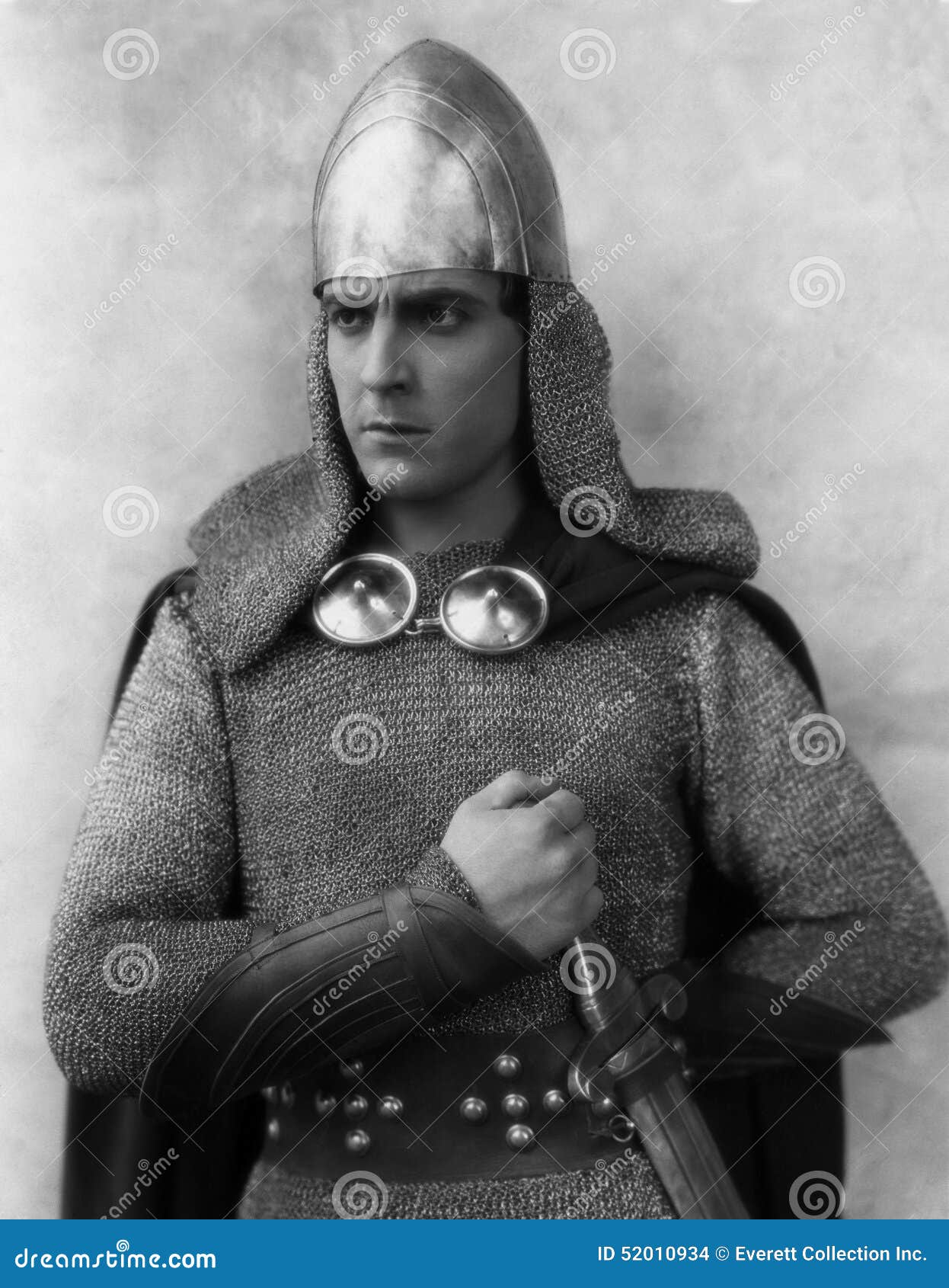 Portrait of Knight in Armor Stock Photo - Image of annoyance, capable ...