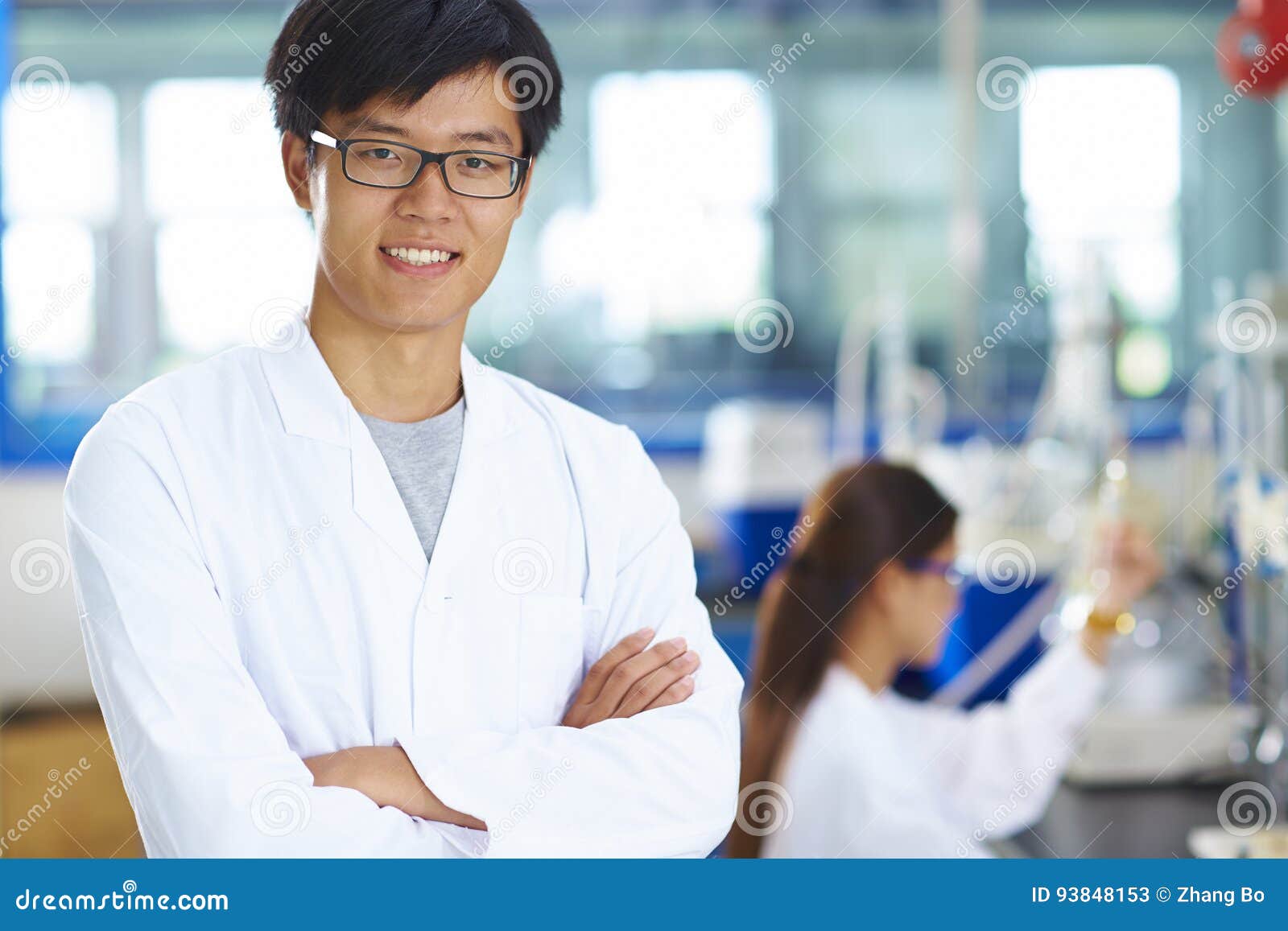 Portrait of Laboratory Scientist in the Lab Stock Image - Image of ...