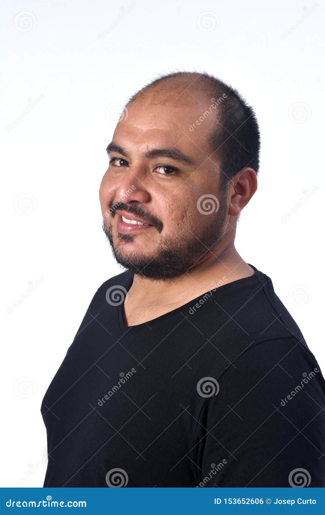 Portrait of a Latin American Man, Smiling Stock Photo - Image of side ...