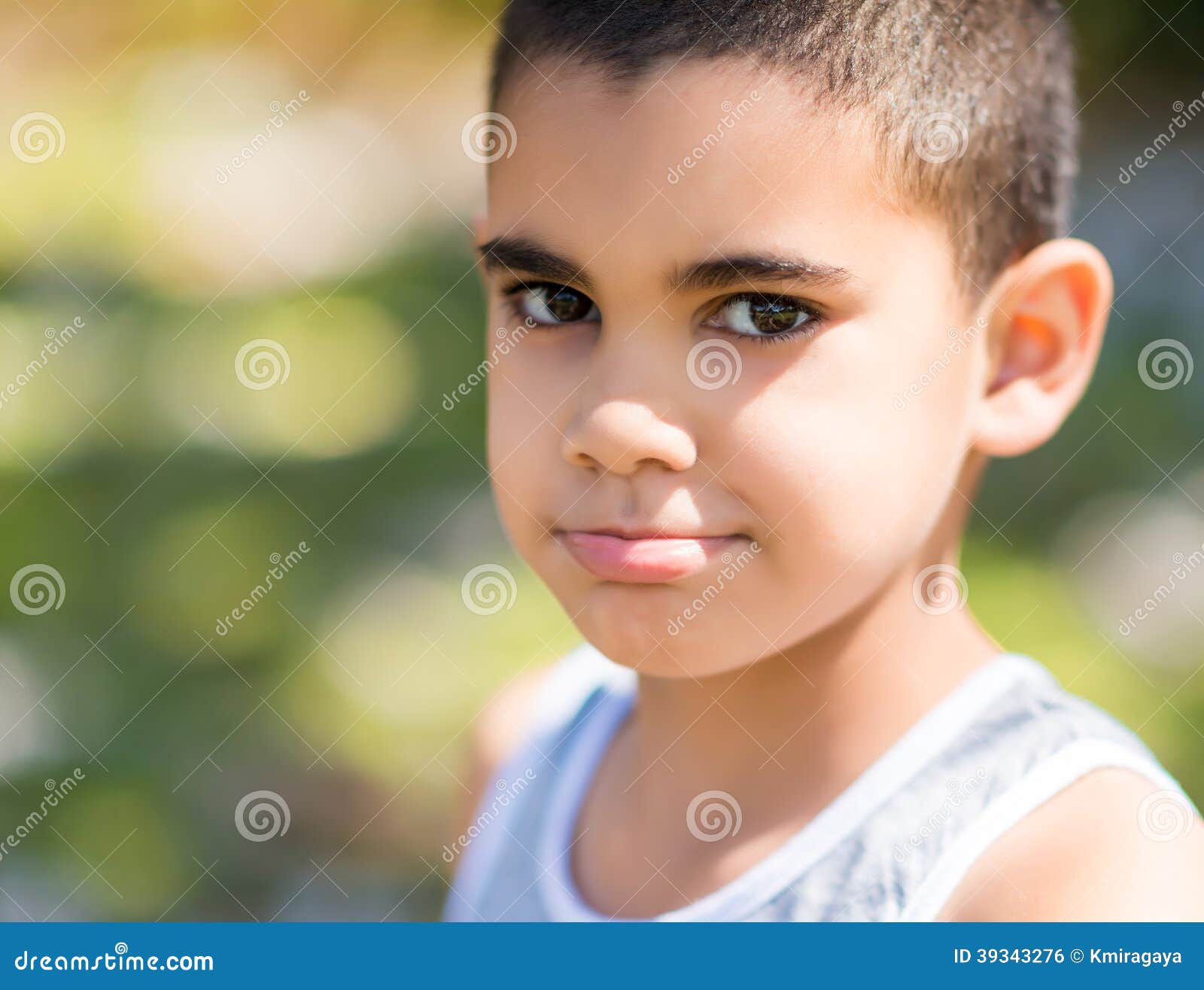 Portrait of a latin child stock photo. Image of caribbean - 39343276