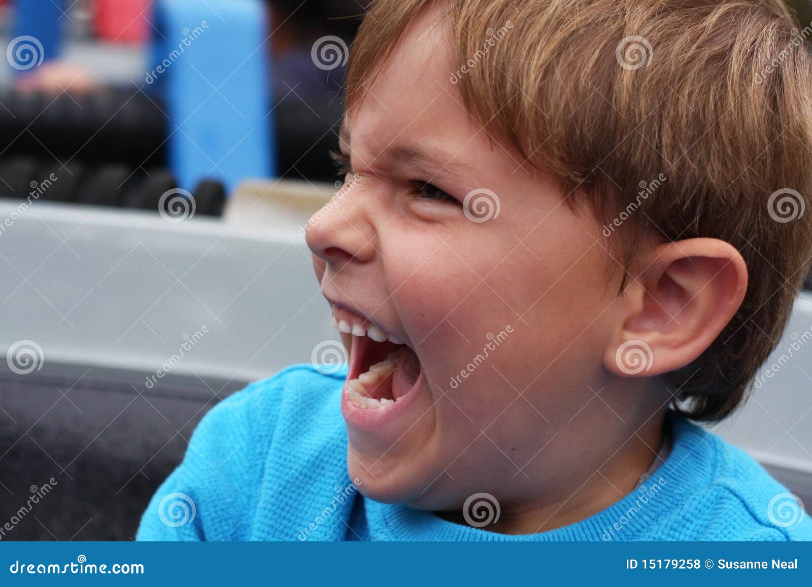 Portrait of laughing boy stock photo. Image of joke, cracking - 15179258