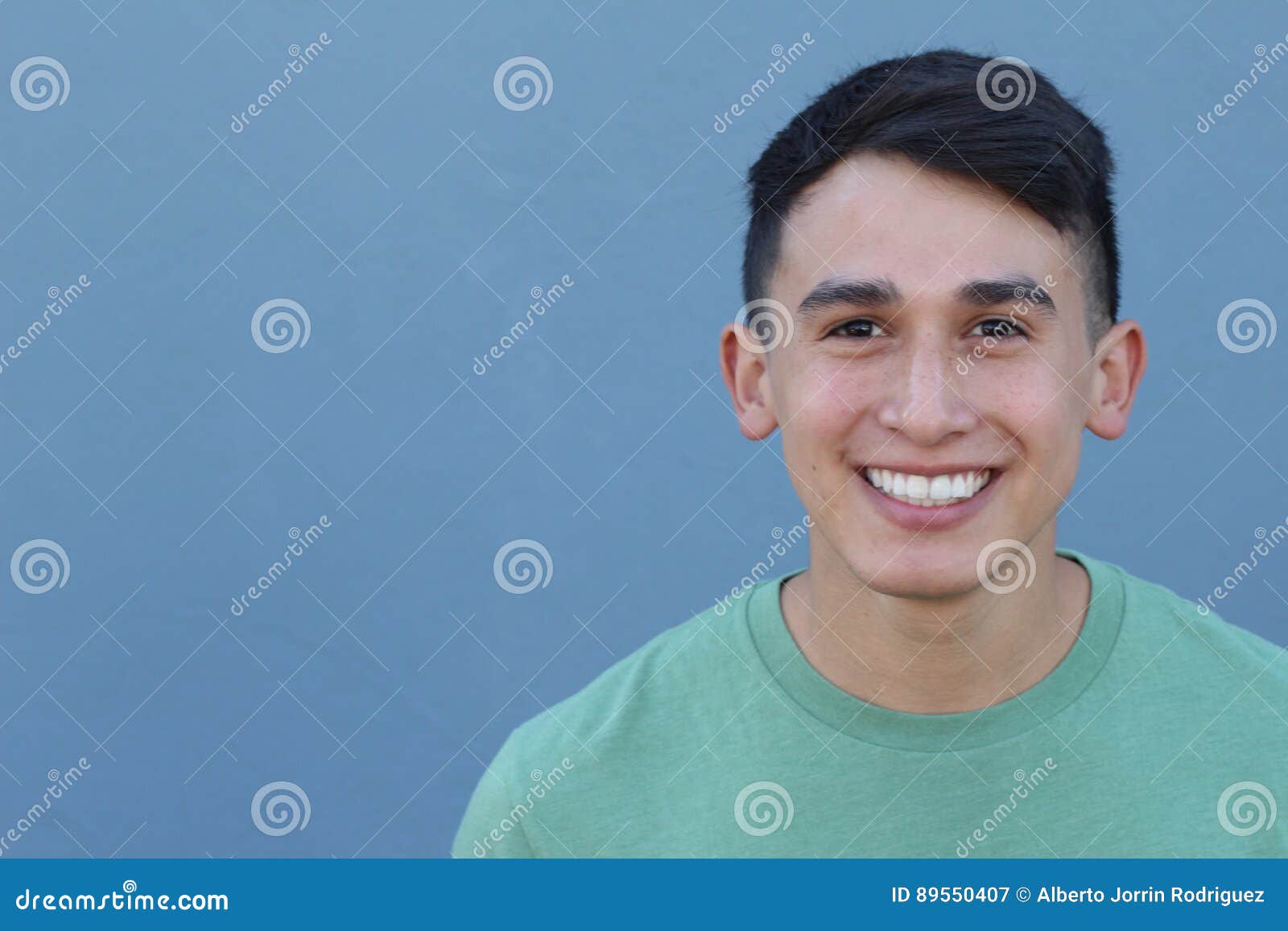 Portrait of a Laughing Hispanic Guy - Stock Image Stock Image - Image ...