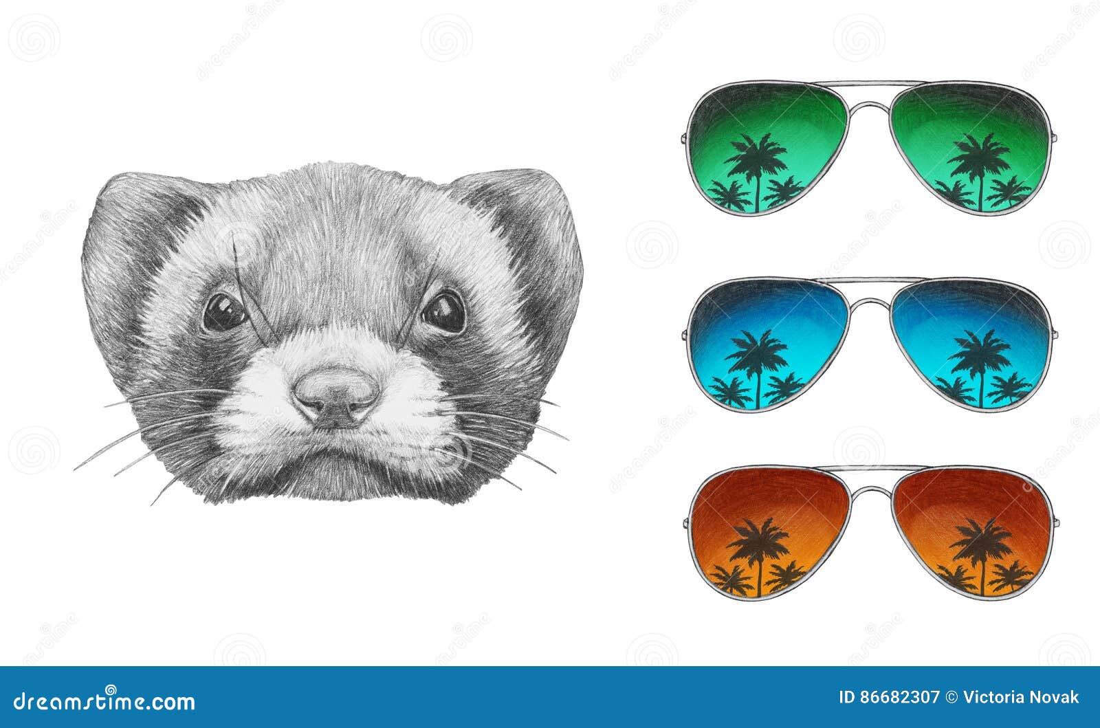 Least Weasel. Vector Drawing Icon | CartoonDealer.com #184730226