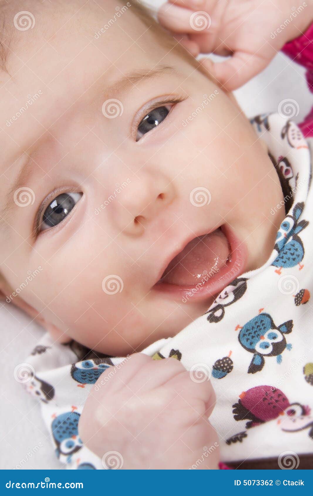 Portrait of little baby stock photo. Image of joyful, childhood - 5073362