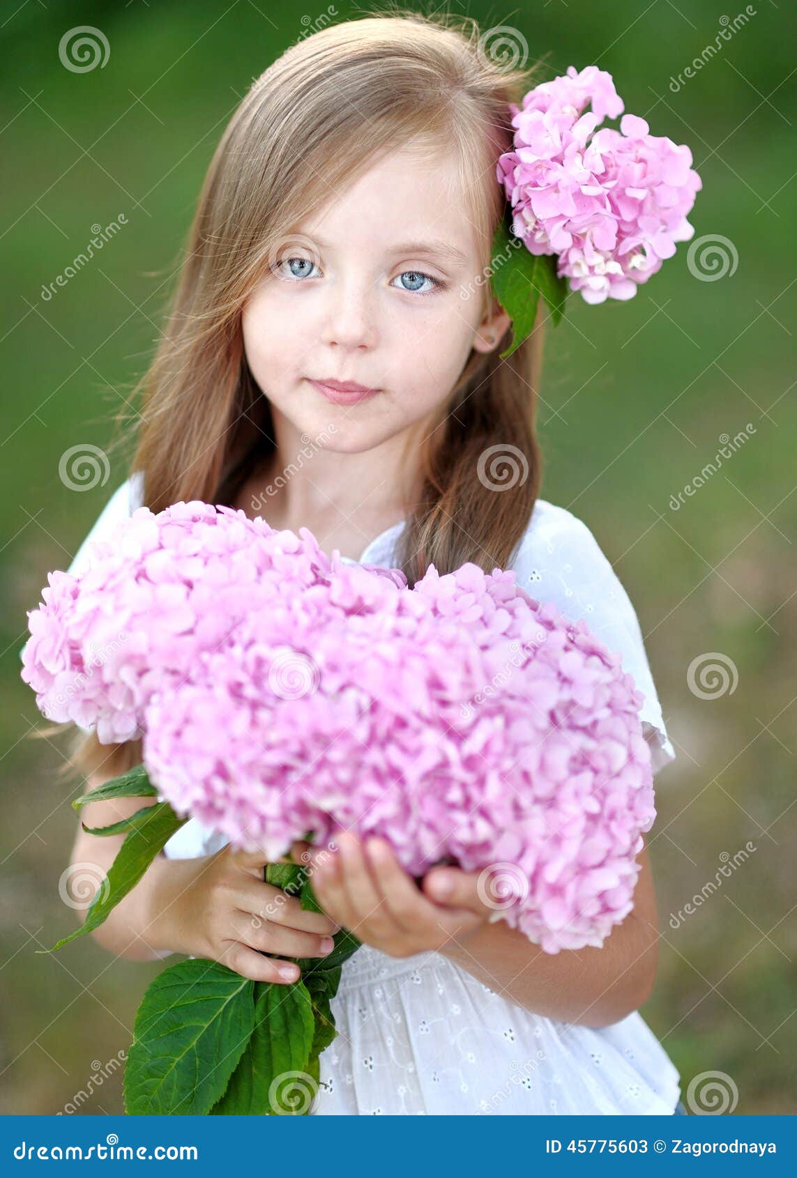 Portrait of little girl stock image. Image of gaiety - 45775603