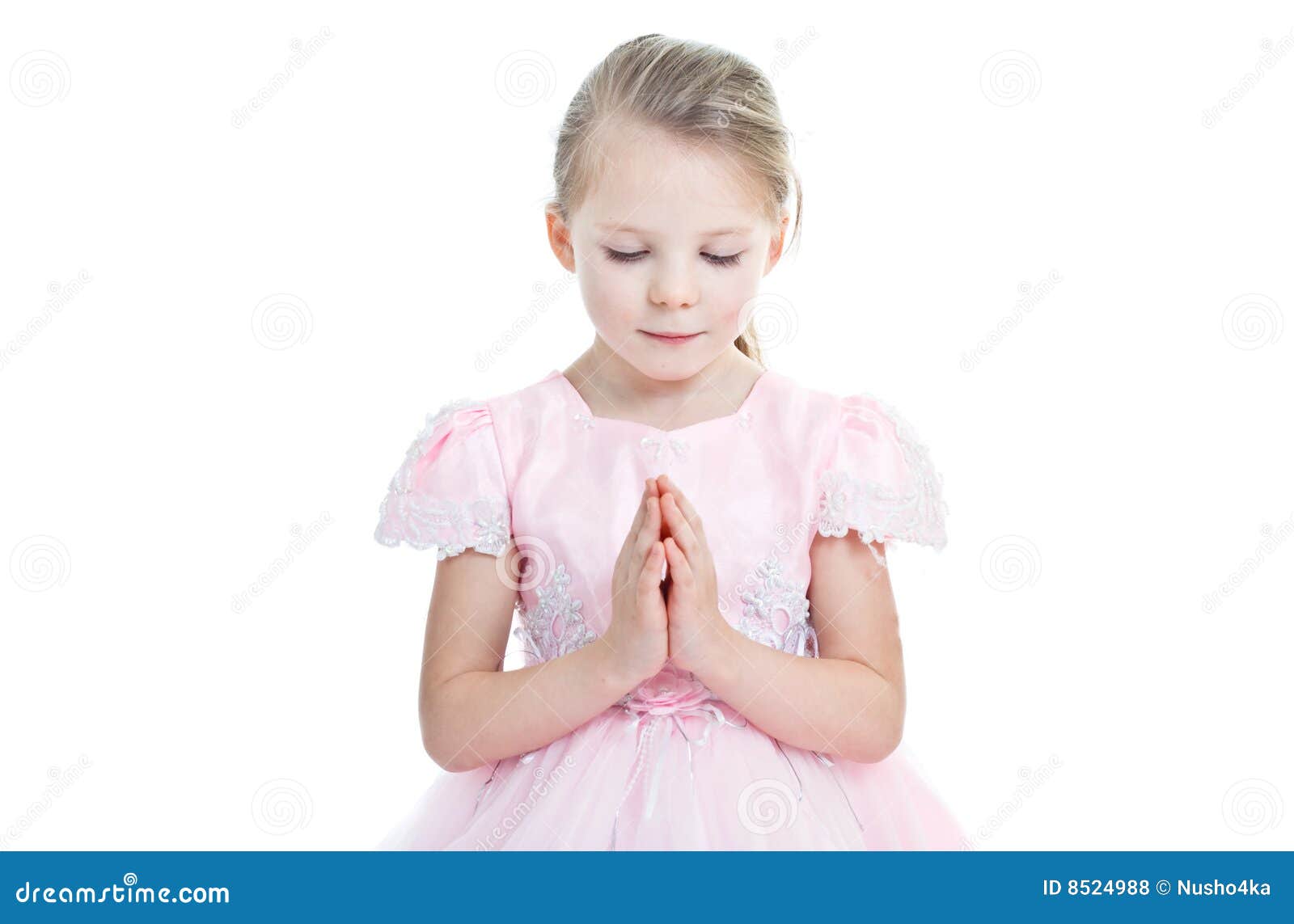 Pretty Little Girl Praying