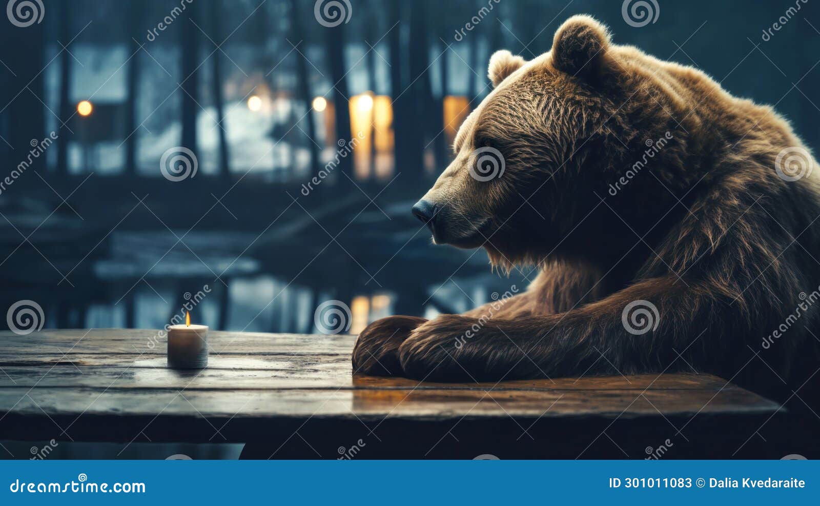Lonely Table, Sleek Marble, Ebony Counter, Against Dark Backdrop Stock ...
