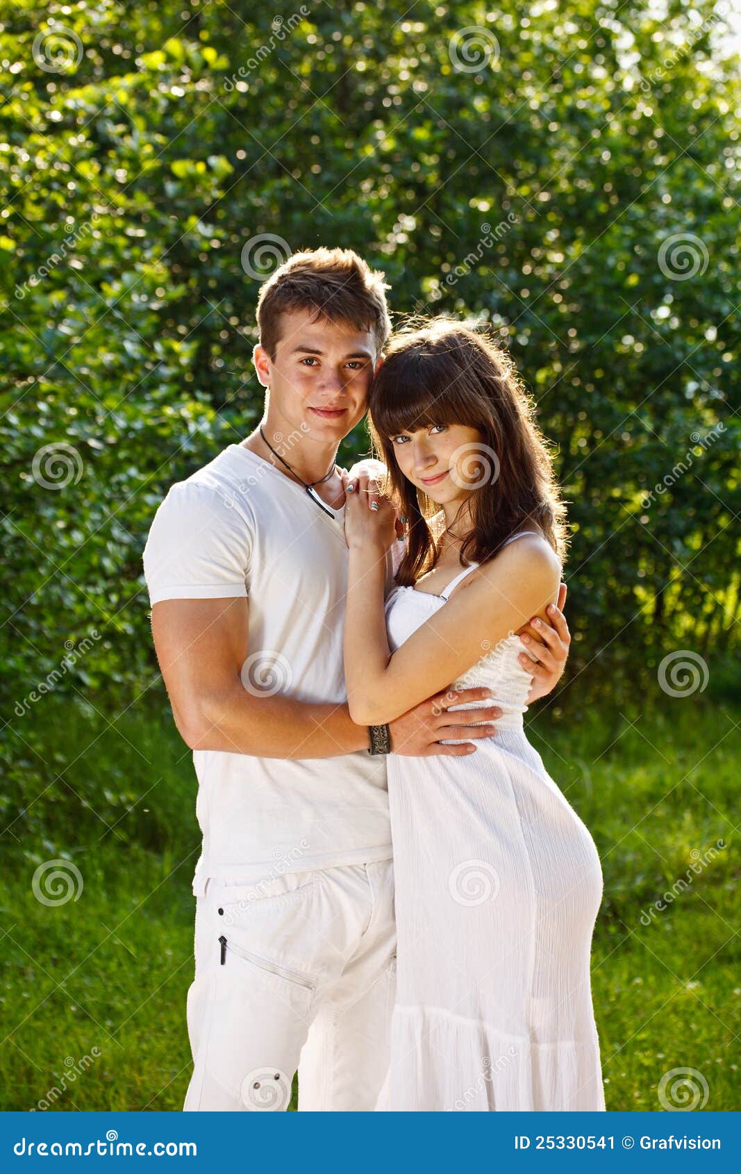 Portrait of love couple stock image. Image of looking - 25330541