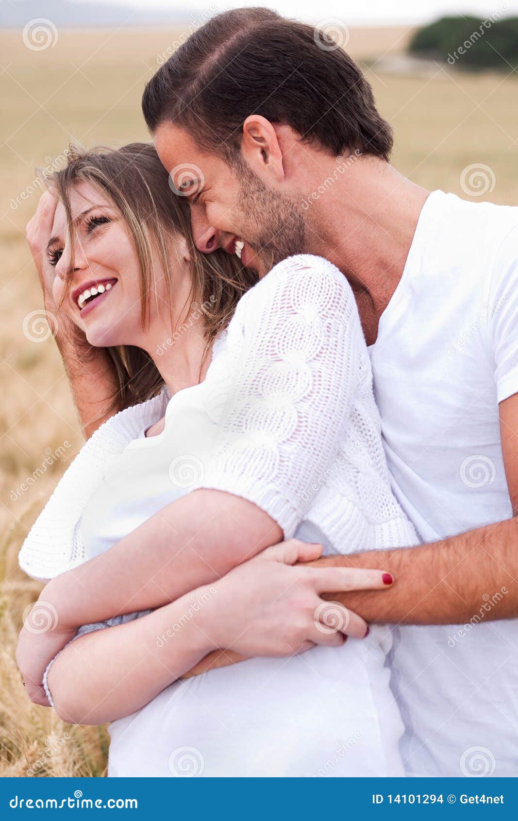 Portrait of Lovely Lovers Hugging Stock Photo - Image of handsome, cute ...