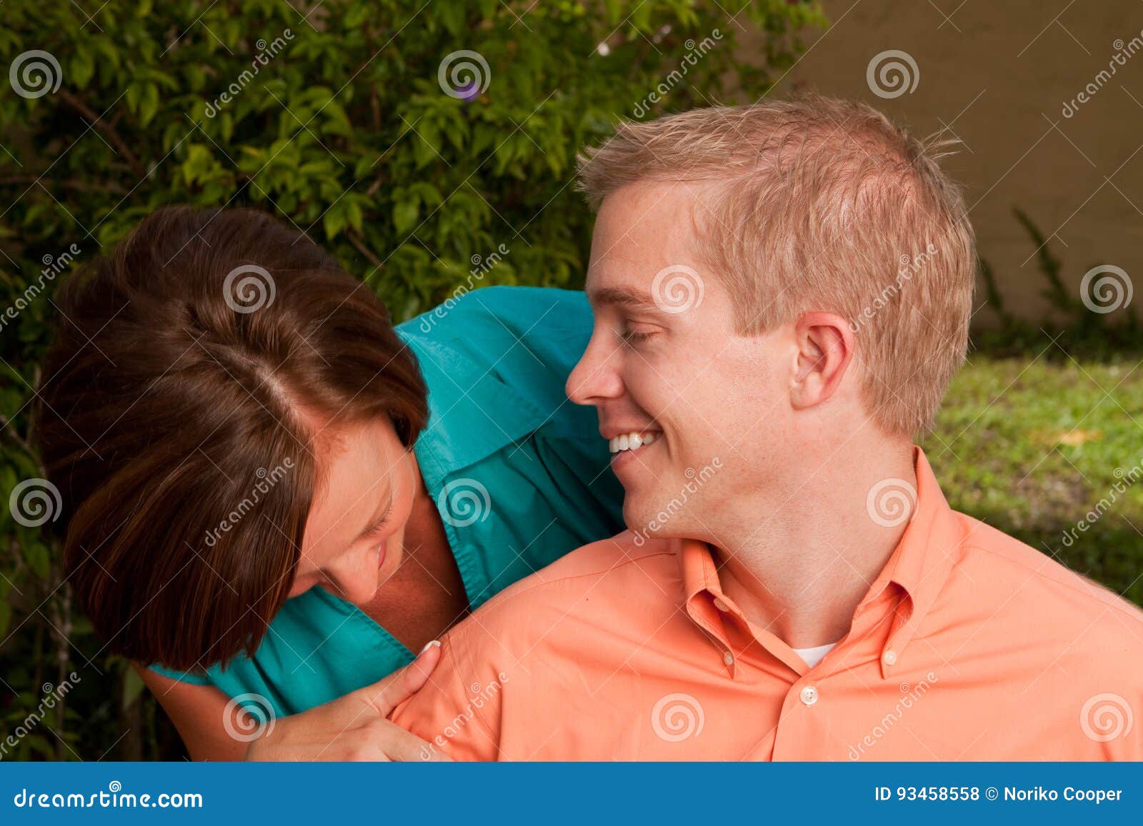 Portrait of a Loving Couple Smiling. Stock Photo - Image of enjoyment ...