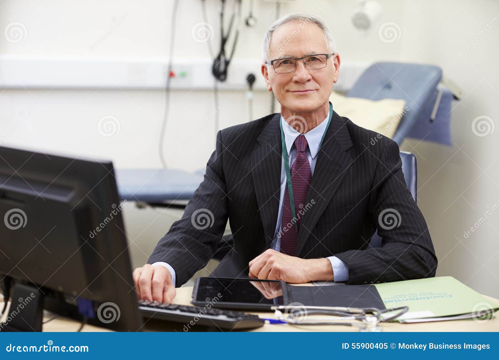 Male Consultant Speak Helping Mature Client Couple With Loan Stock ...