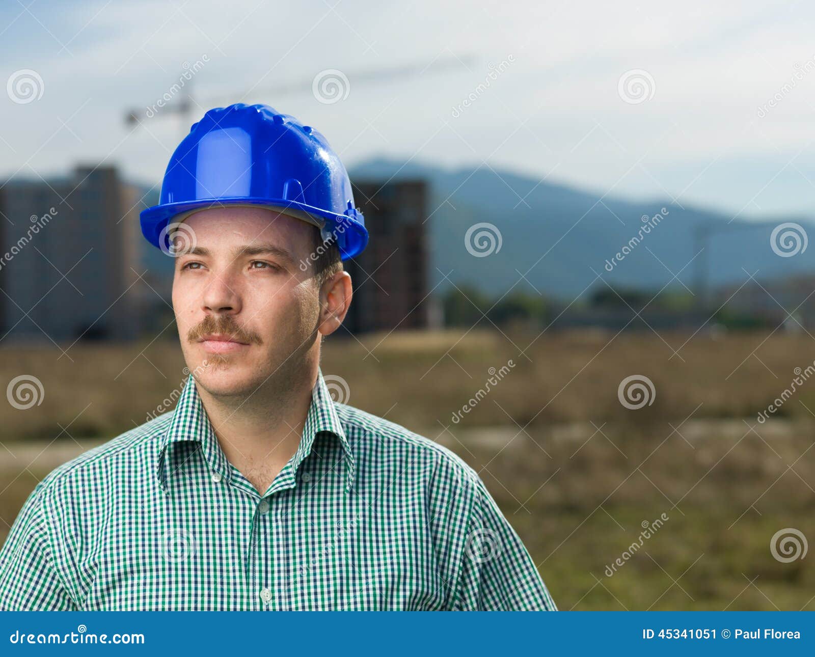 Portrait of male engineer stock image. Image of industry - 45341051