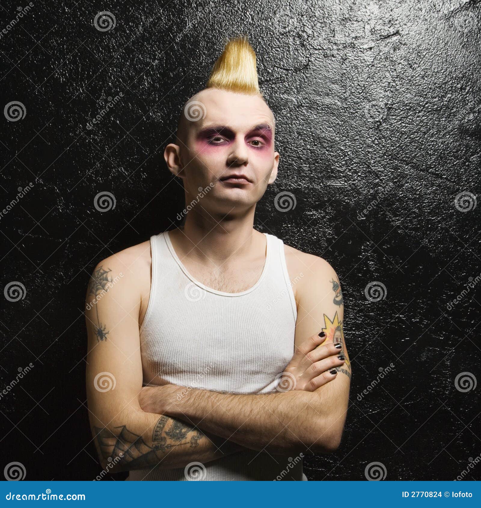 Portrait Of Male Punk. Stock Images - Image: 2770824