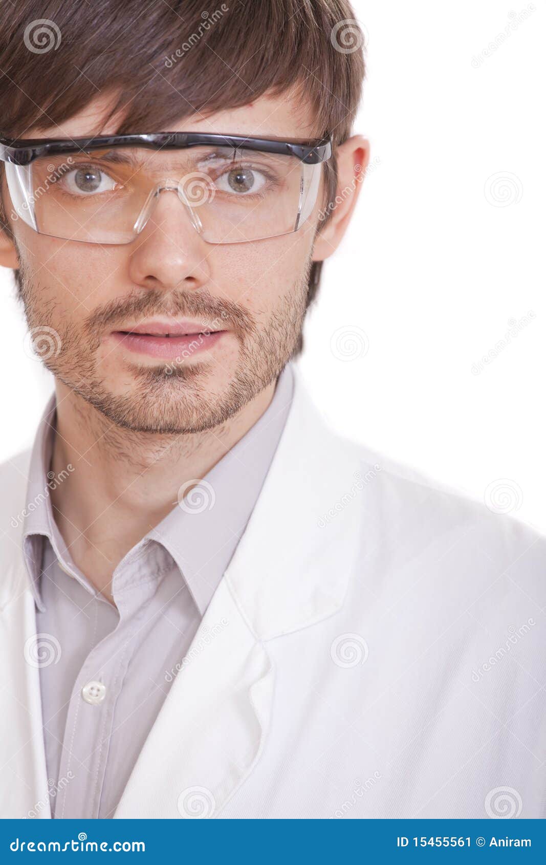 Portrait of male scientist stock image. Image of career - 15455561