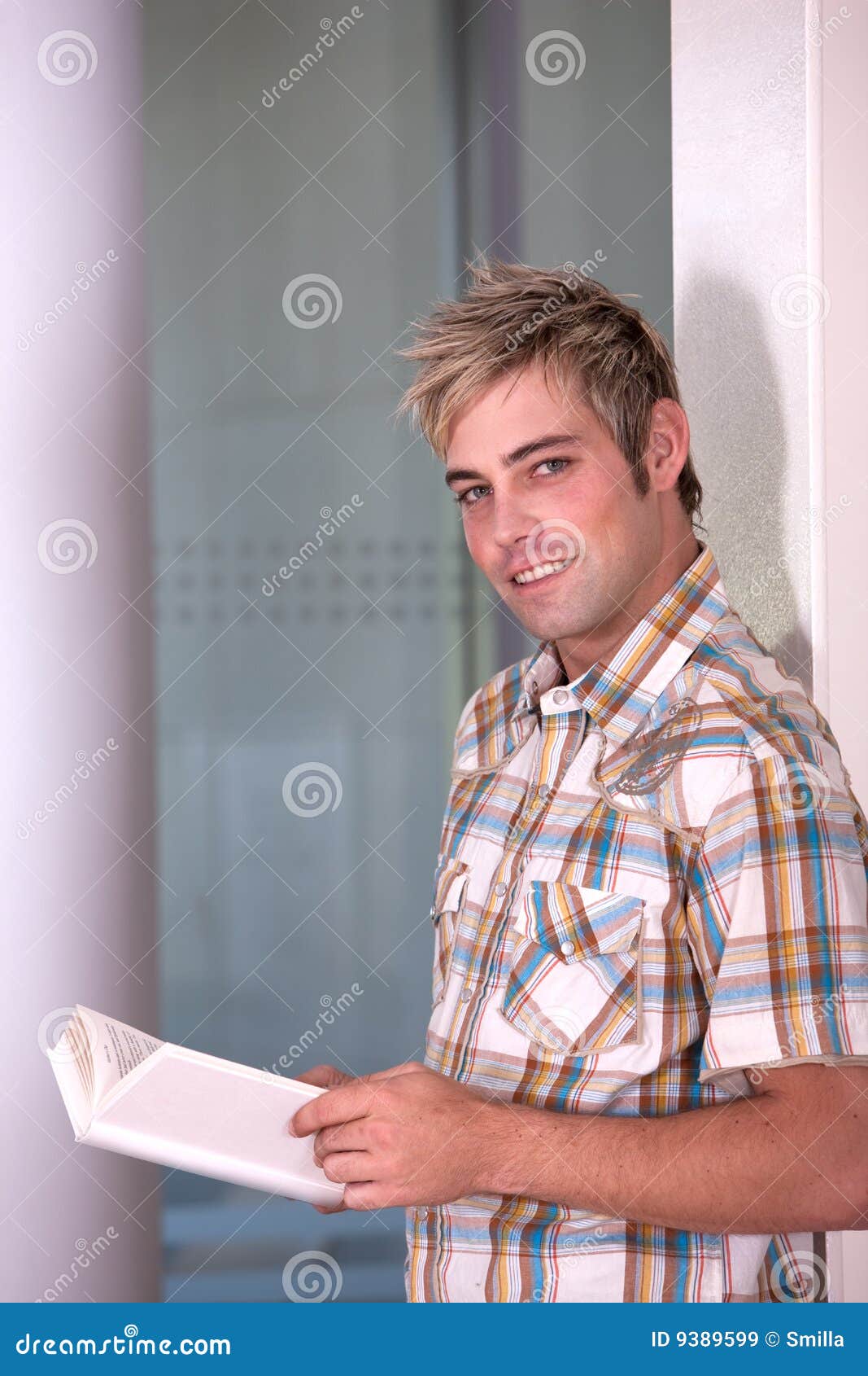 Portrait of Male Student stock image. Image of city, posing - 9389599