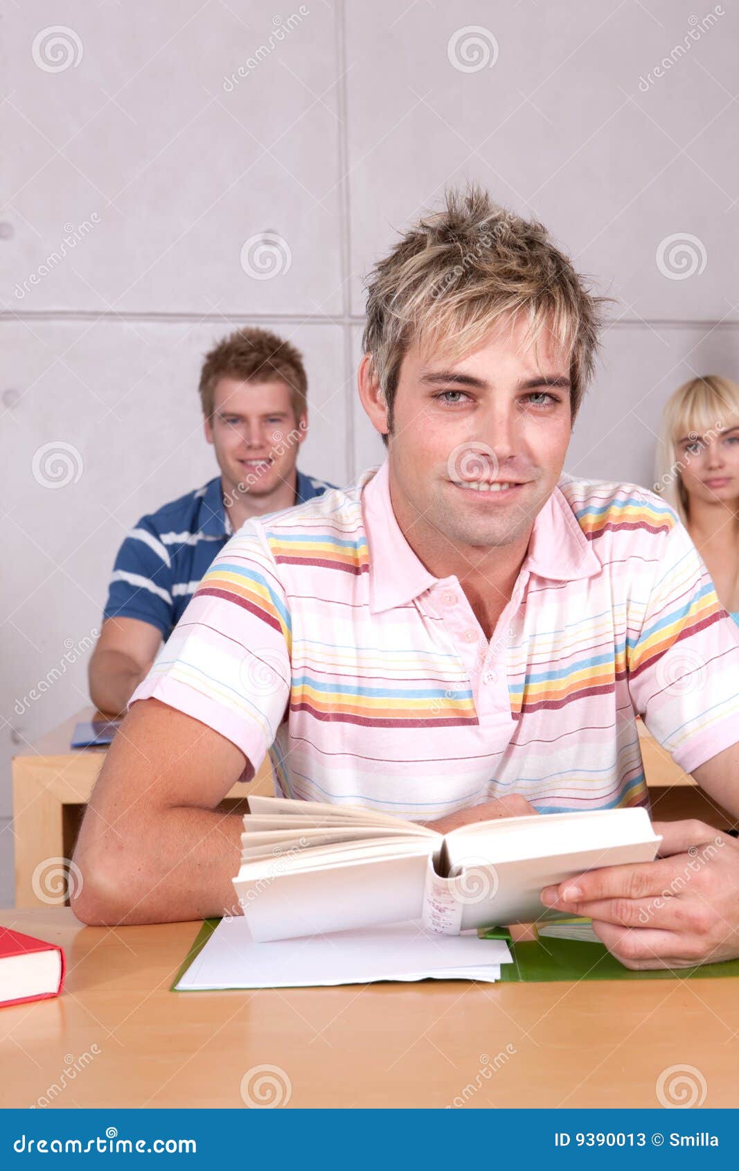 Portrait of male student stock image. Image of building - 9390013