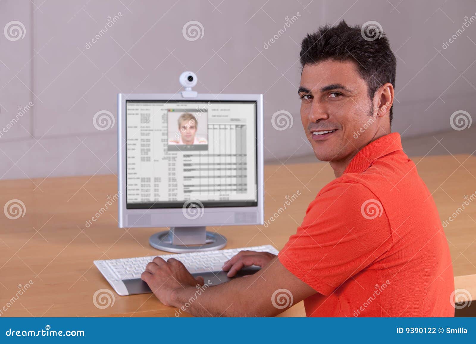 Portrait of male student stock photo. Image of education - 9390122