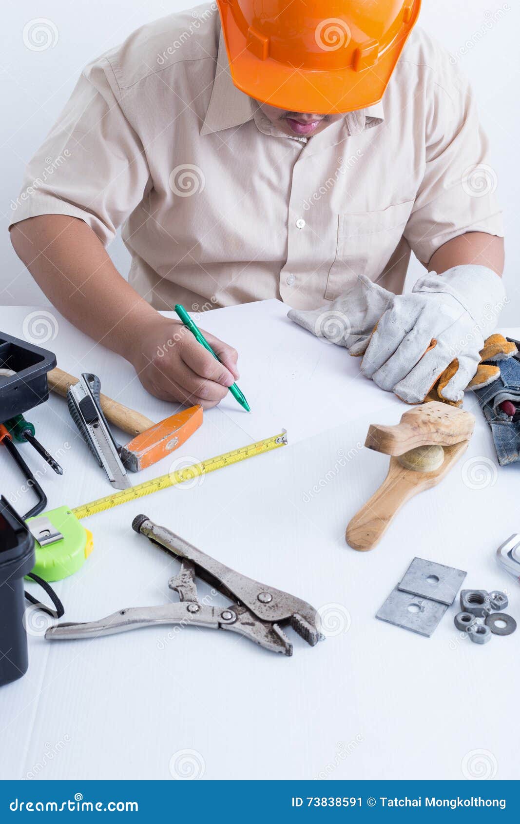 Portrait of Male Techniciand Stock Image - Image of people, education ...