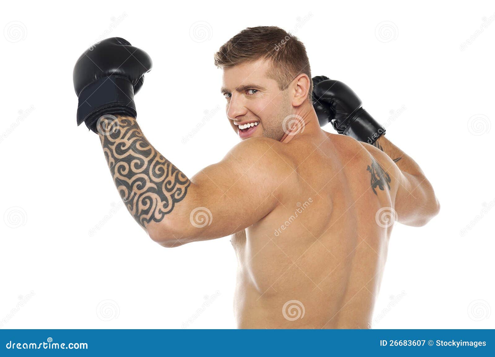 Portrait of Male Winner Boxer, Champion Stock Image - Image of boxer ...