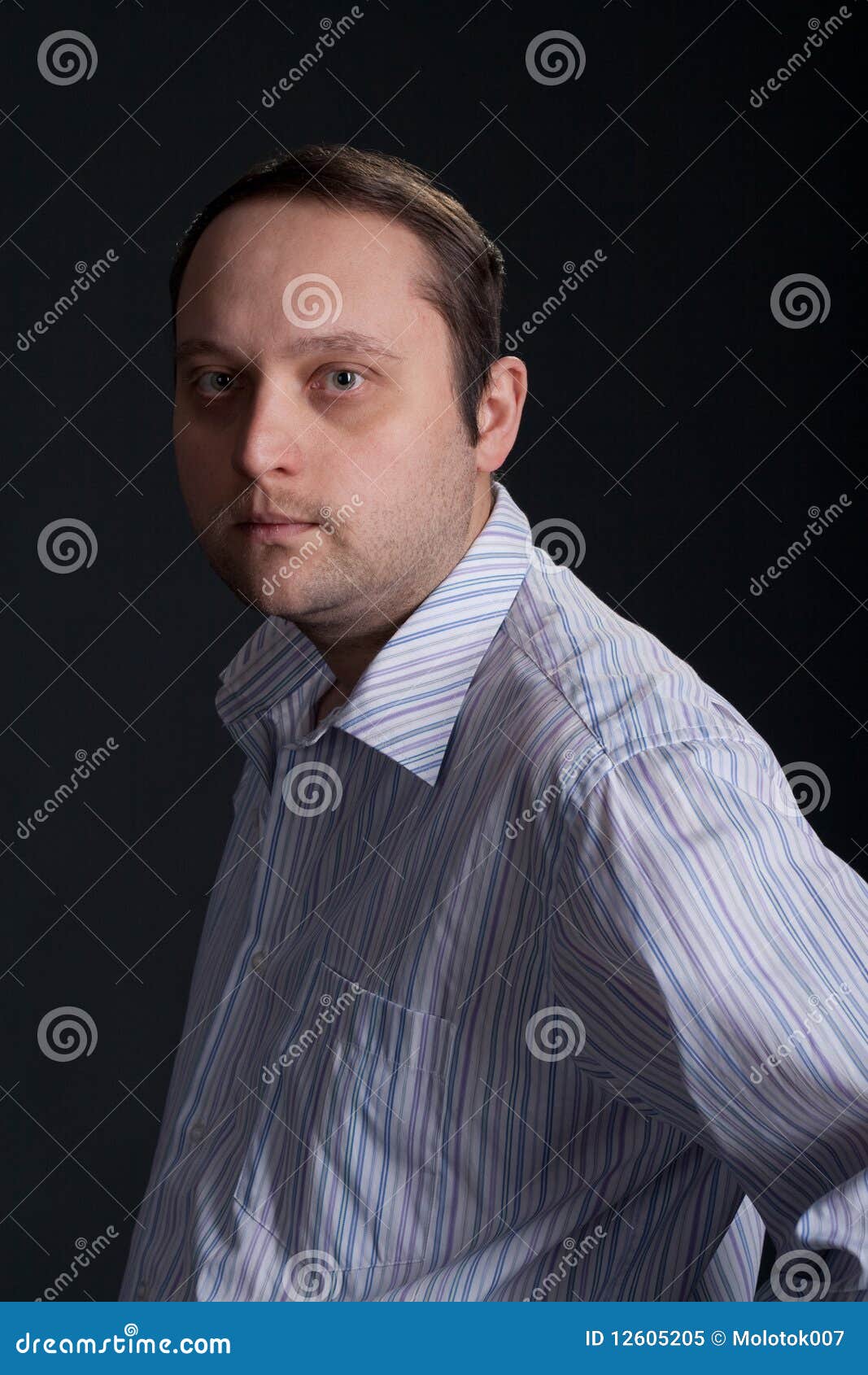 Portrait of man stock image. Image of gorgeous, model - 12605205