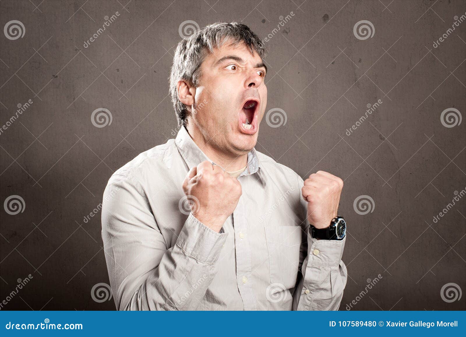 Man with angry expression stock photo. Image of face - 107589480