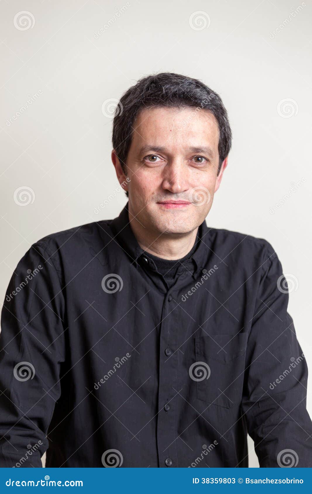 Portrait of a man stock image. Image of gesture, cheerful - 38359803