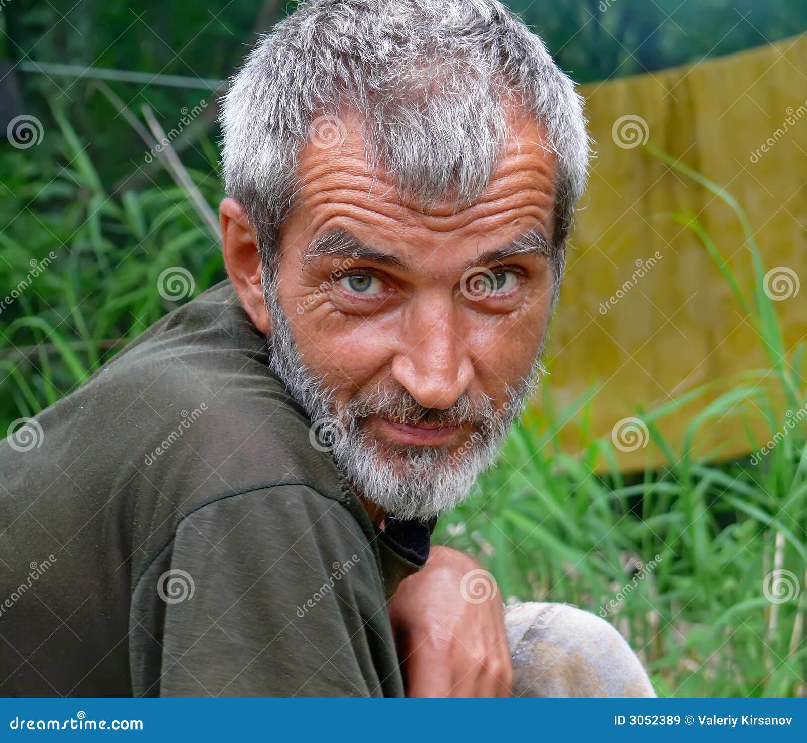 Portrait of Man with Beard 11 Stock Image - Image of portrait, light ...