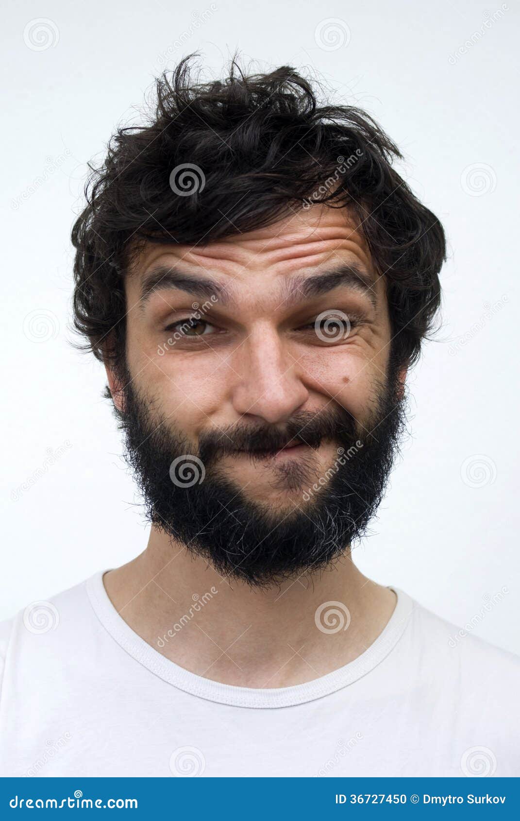 Portrait of Man with the Beard Stock Photo - Image of camera, adult ...