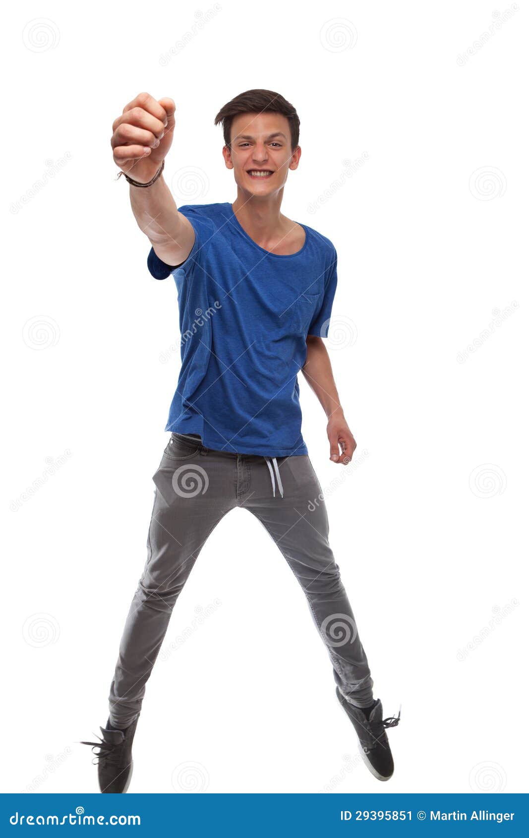 Portrait of Man Dancing stock image. Image of human, crazy - 29395851