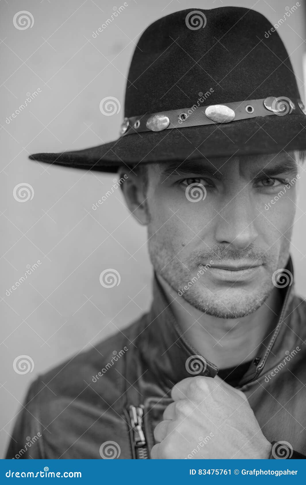 Portrait of a Man Detective Stock Image - Image of attractive, criminal ...
